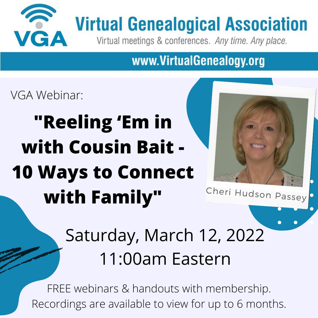 Reeling ‘Em in with Cousin Bait-10 Ways to Connect with Family by Cheri ...