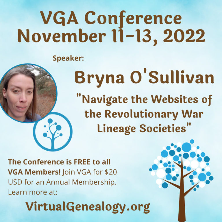 VGA 2022 Conference: "Navigate the Websites of the Revolutionary War ...